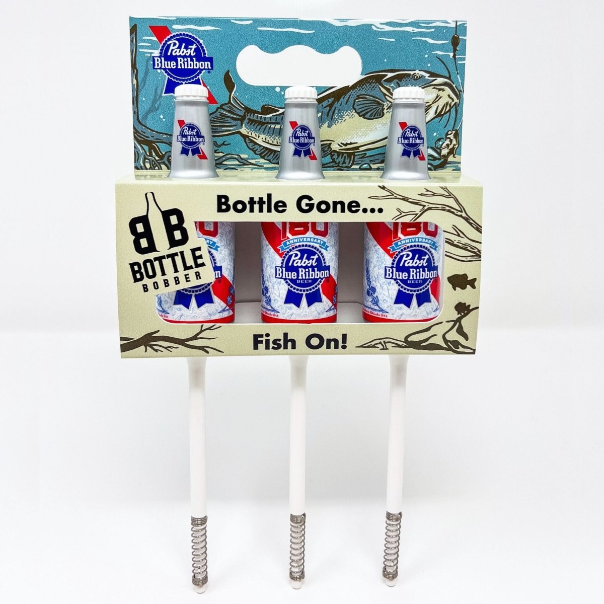3 Pack Pabst Blue Ribbon PBR Fishing Bobbers - Premium Fishing Tackle